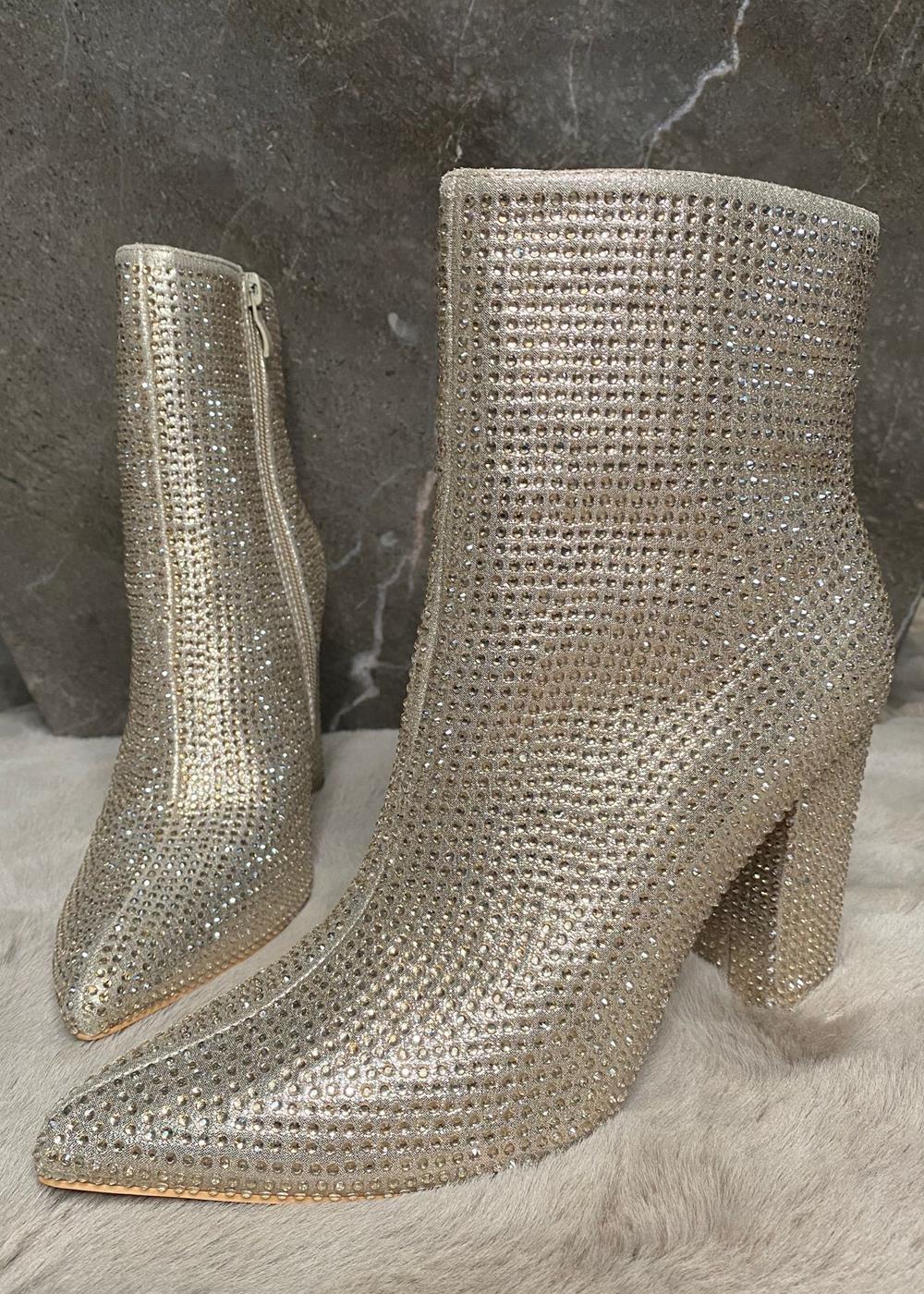 Wilady Glam Boots- Gold - Støvler - Filuca B